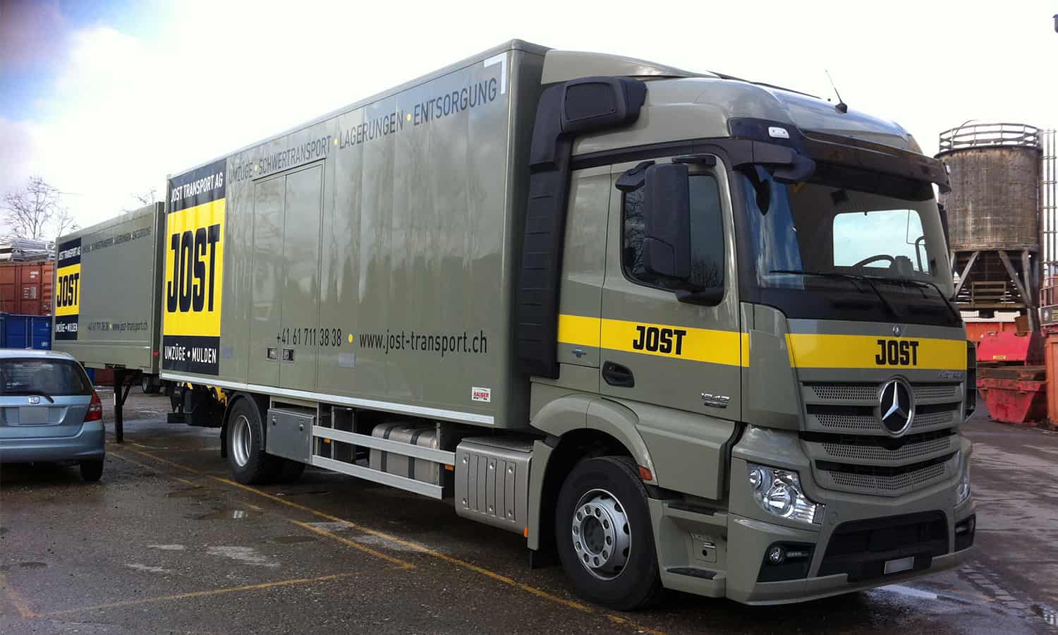 Über uns - Ihr hilfsbereites Team Jost Transport Fuhrpark